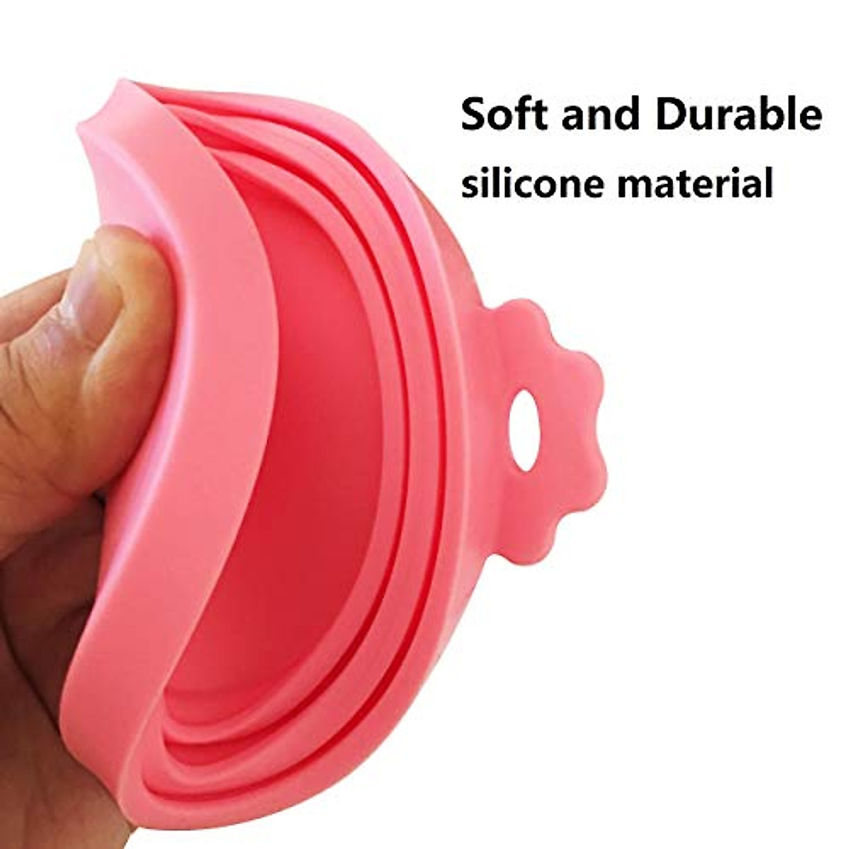 DYBEN Pet Can Covers/Dog Cat Food Can Lids/5 Pack/Universal BPA Free/Silicone Pet Food Can Lids Covers/Fits Most Standard Size Dog and Cat Can Tops for Pet Food Storage