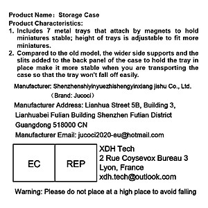 Jucoci Miniatures Storage Case