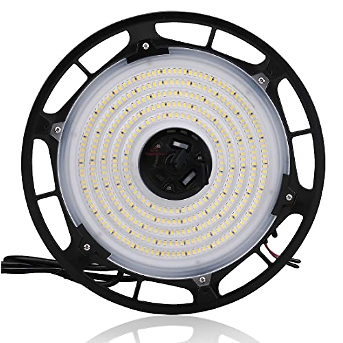 RuggedGrade 150 Watt Titan 5 Motion Sensor LED High Bay UFO Light - 22,000 Lumen - 5000K - DLC Verified High Bay LED