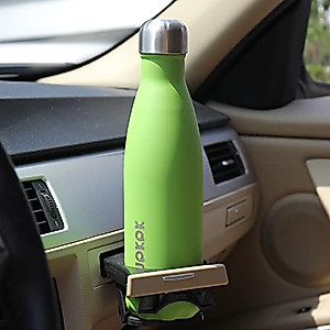 BJPKPK Insulated Water Bottles -17oz/500ml -Stainless Steel Water bottles,Sports water bottles Keep cold for 24 Hours and hot for 12 Hours,BPA Free kids water bottles for School-Black