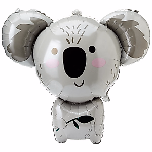 Anagram 28" Koala Bear Foil Balloon, Multicolor
