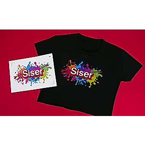 Siser EasyColor DTV 8.4" x 11" Sheets - Inkjet Printer Compatible Heat Transfer Vinyl (5 Sheets)