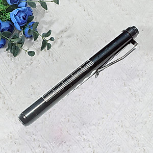 OSALADI LED Pen Light for Doctors 3 pcs Black Pen Clinic Pupillary Led Gauge for Pupil Cavity Nurses Flashlight Battery with Examination Portable Pocket Use Lights Without Creative