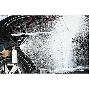 Adjustable Foam Cannon 1 Liter Bottle Snow Foam Lance with 1/4" Quick Connector Foam Blaster for Pressure Washer Gun,Heavy Duty Brass Knob