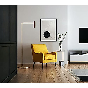 Craig Frames Essentials, Modern 1 Inch Wide 20x24 Inch Black Picture Frame Matted to Display a 16x20 Inch Photo