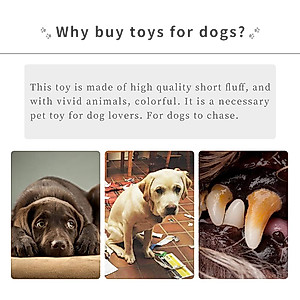 Andiker Dog Chewing Toys - 3PCS Cotton Rope Puppy Teething Cleaning and Training Durable Dog Plush Toys Lion&Carrot&Duck Toy for Boredom and Interactive Biting Rope Dog Chew Toys (Lion&Carrot&Duck)