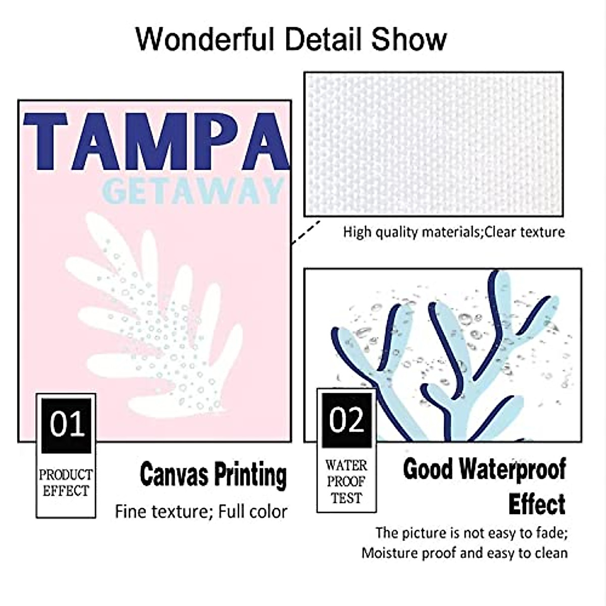 HOSUM ART Preppy Room Decor Aesthetic Hot Travel Canvas Wall Art for Teen Girls Bedroom Pink College Dorm Room Posters Trendy Wall Decor - Set of 6 8x10in (UNFRAMED)