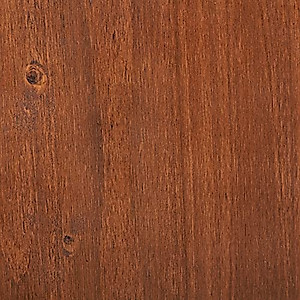 Amazon Brand - Rivet Mid-Century Stark 2-Drawer Nightstand, Square, Brown,18 in x 15 in x 24 in (D x W x H)