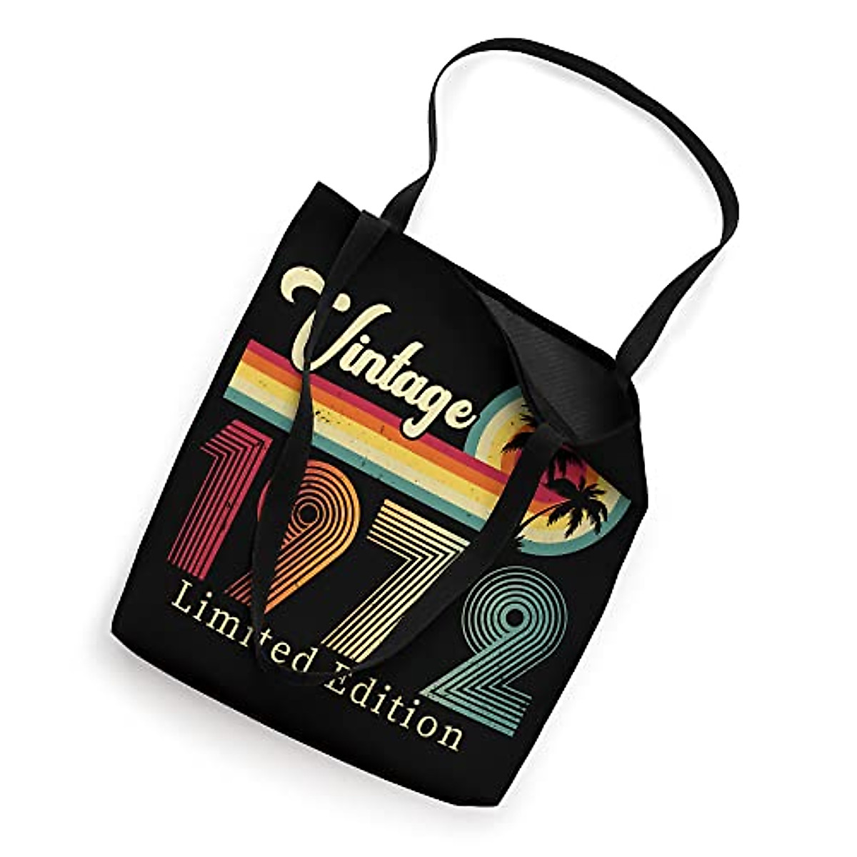 Vintage 1972 Birthday on the beach 51th Tote Bag