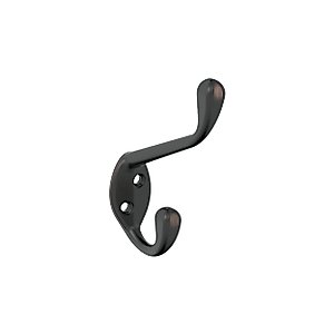 Amerock | Large Coat Hook | Wall Mount | Oil Rubbed Bronze | 1 Pack | Robe Hook | Towel Hook | Entryway Hook | Bathroom Hook