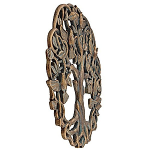 Old River Outdoors Tree of Life / Birds of Peace Wall Plaque 11 5/8" Decorative Celtic Dove Garden Art Sculpture