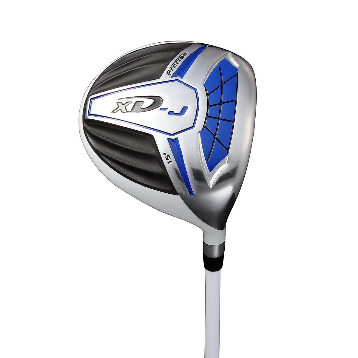 Remarkable Right Handed Junior Golf Club Set for Age 9 to 12 ( Height 4'4" to 5' ) Set Includes: Driver (15" ), Hybrid Wood (25*), #7, #9 Iron, Putter, Bonus Stand Bag & 2 Headcovers