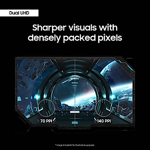 SAMSUNG 57' Odyssey Neo G9 Series Dual 4K UHD 1000R Curved Gaming Monitor, 240Hz, 1ms with DisplayPort 2.1, Quantum Mini-LED, DisplayHDR 1000, AMD FreeSync Premium Pro, LS57CG952NNXZA, 2023