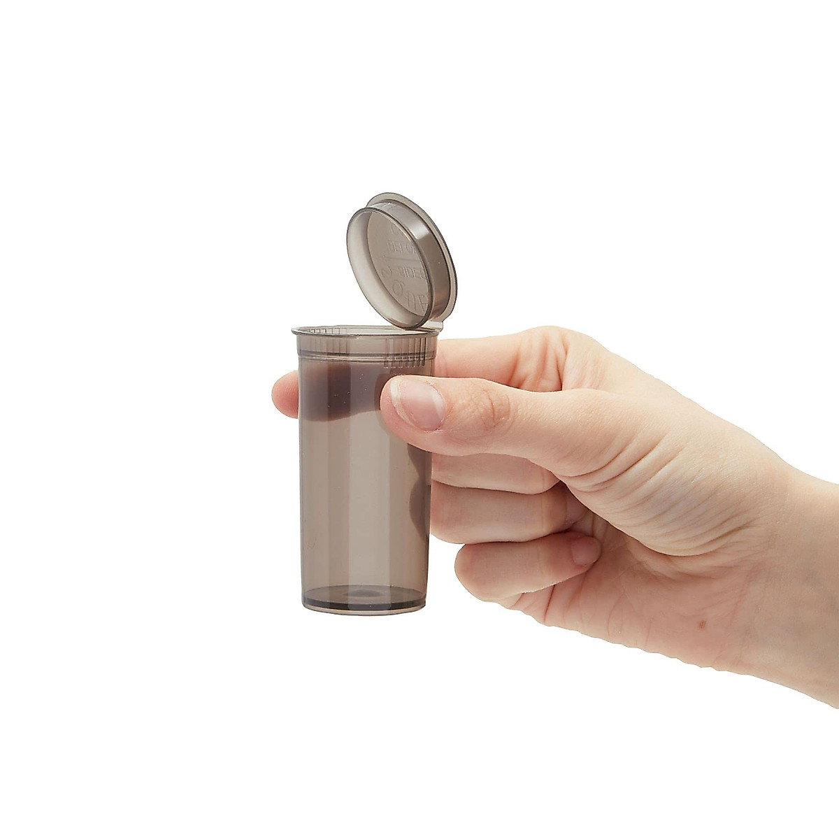 Juvale 50 Pack Empty Pill Bottles with Caps - 13 Dram Medicine Containers, Prescription Vials with Lids (Black)