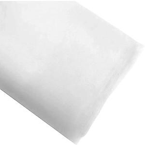 Premium Tulle Fabric by Bolt 54" x 40 Yards Decoration DIY Wedding Bridal Party (White)