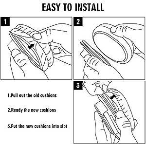 Ear Pads Cushions Covers Replacement Earpads Foam Pillow Cups Compatible with Sony MDR-RF6500 MDR RF6500 RF6500RK Headset Headphone