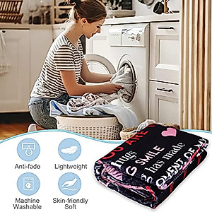 TURMTF Mother Day Birthday Gifts for Mom, Gifts for Mom from Daughter, for Mother Soft Throw Mom Blanket (Size 55"x70")