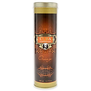 Cuba Orange By Cuba For Men Edt Spray,3.3 Fl Oz