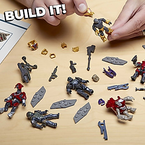 MEGA Halo Infinite Toy Building Sets, Banished Garrison Pack with 6 Micro Action Figures, Accessories and Buildable Rocket Launcher