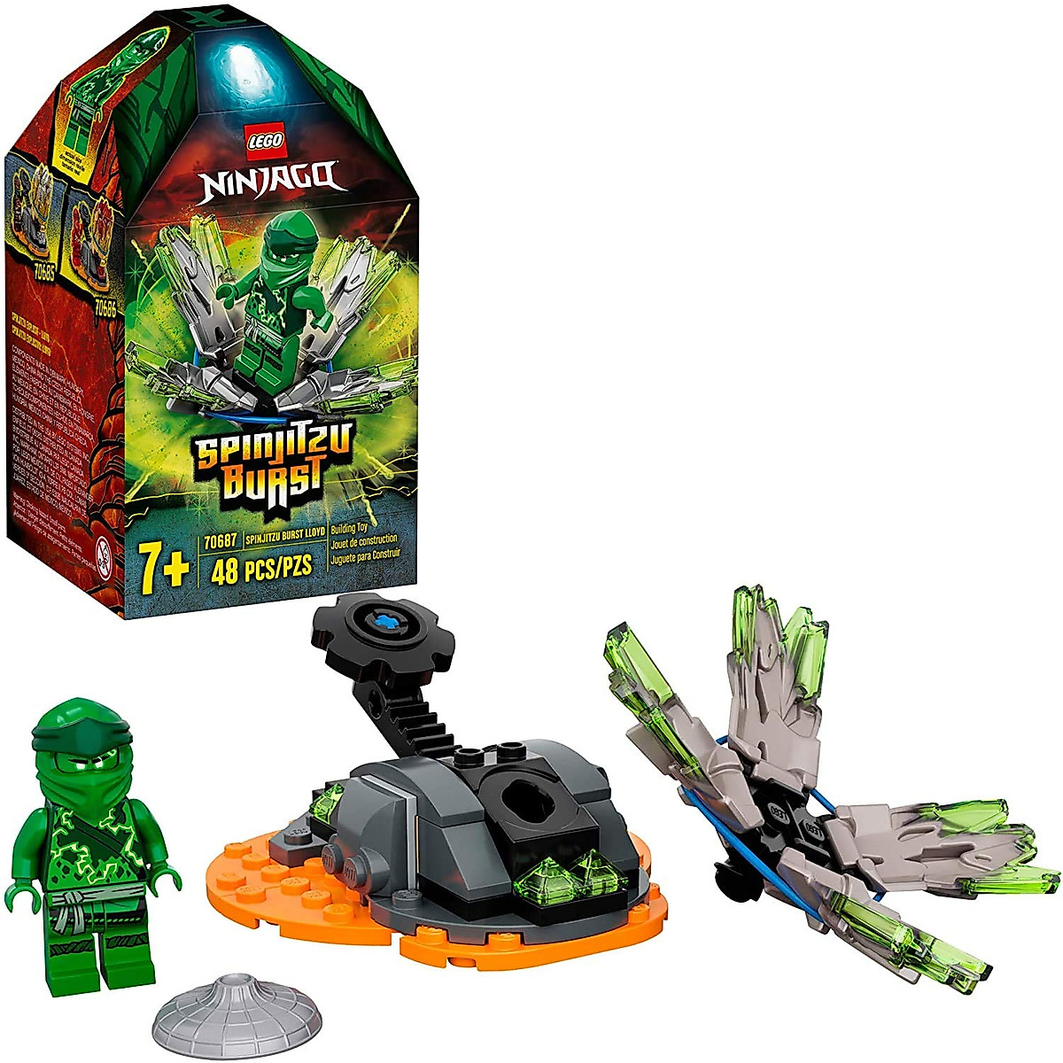 LEGO NINJAGO Spinjitzu Burst - Lloyd 70687 Ninja Playset Building Kit Featuring Ninja Action Figure (48 Pieces)