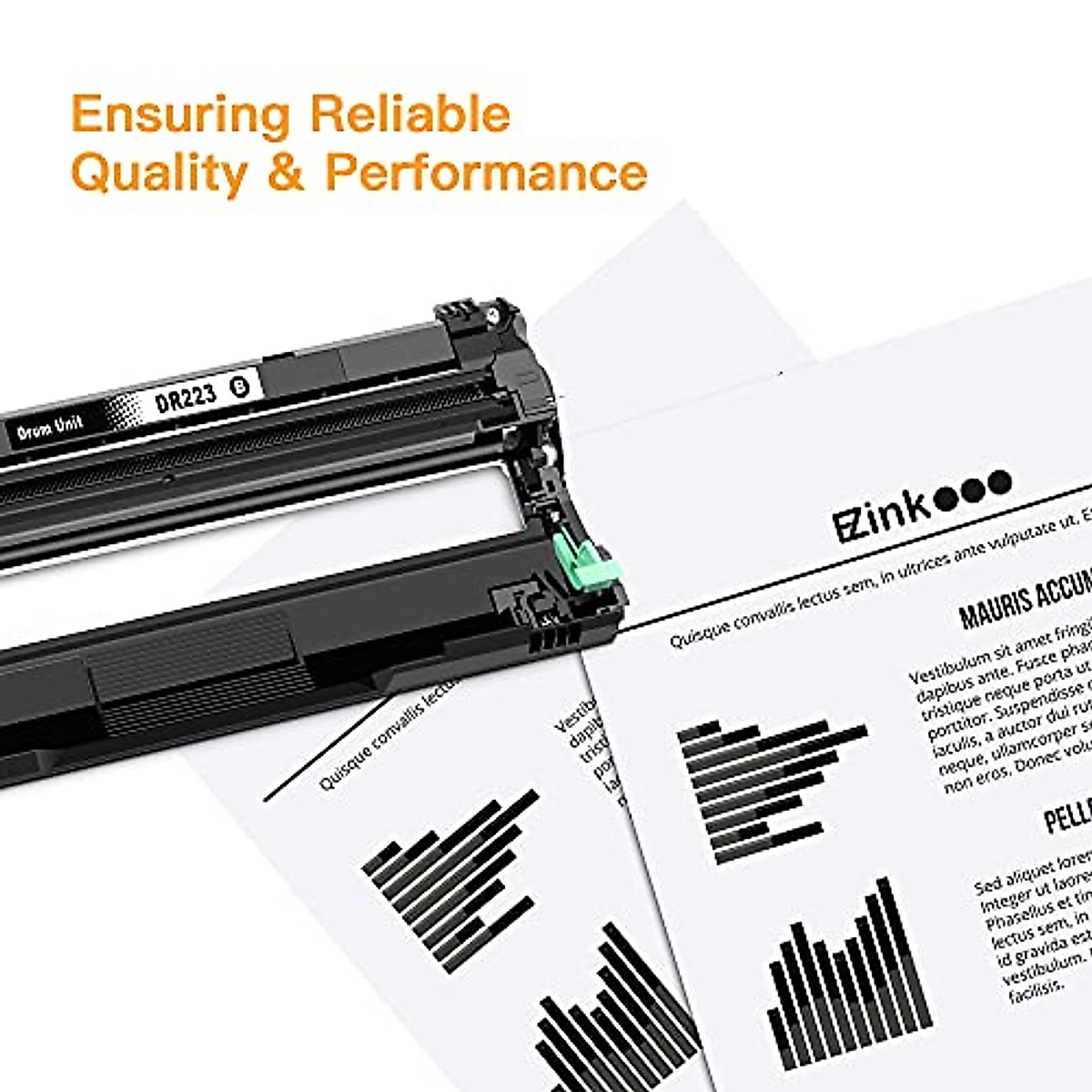 E-Z Ink (TM) Compatible Drum Unit Replacement for Brother DR223CL DR223 DR-223 Compatible with MFC-L3770CDW MFC-L3750CDW HL-L3230CDW HL-L3290CDW HL-L3210CW (Black, Cyan, Magenta, Yellow, 4 Pack)
