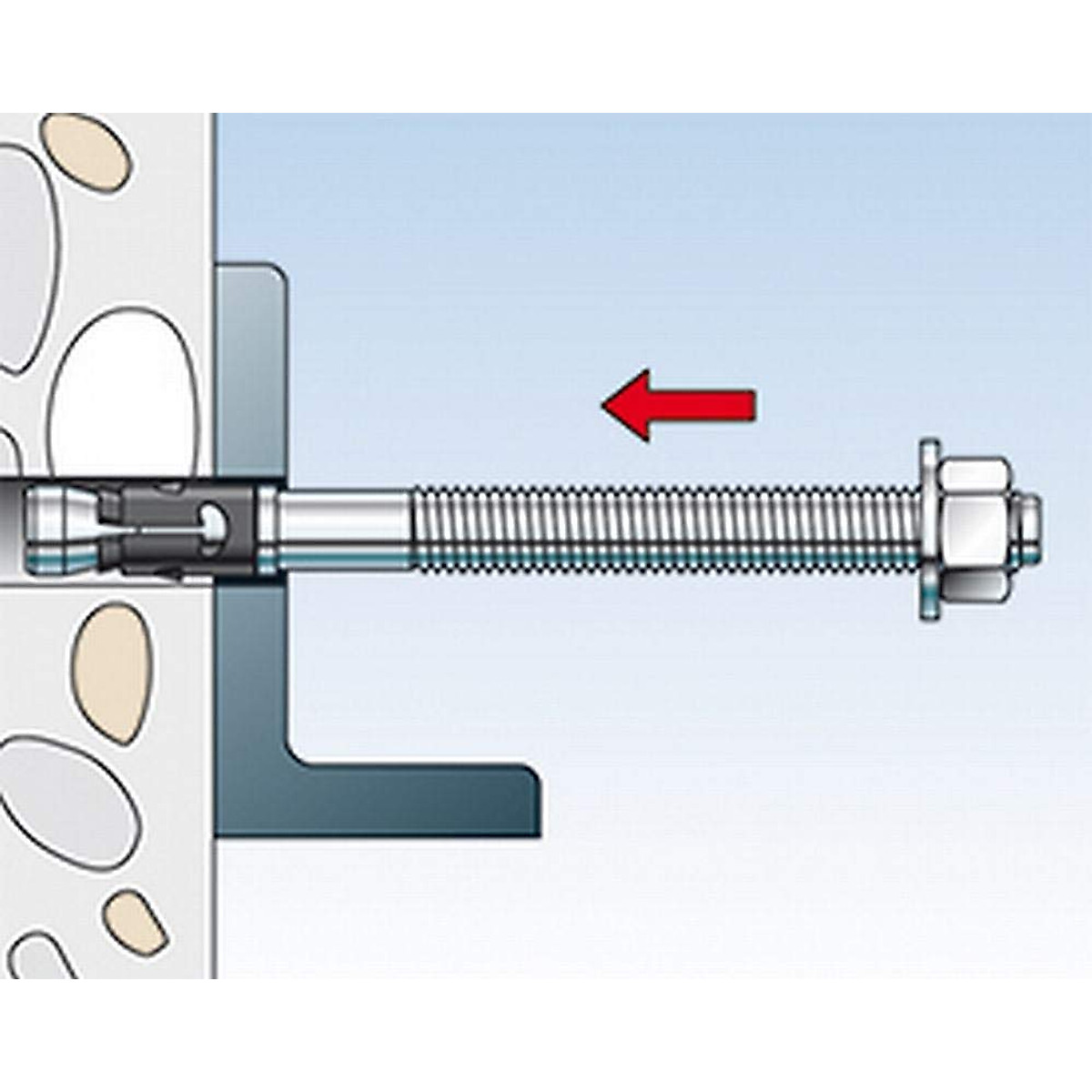 Fischer – Wall Anchors 16 x 148 FAZ II, Bolts for Concrete, Box of 10