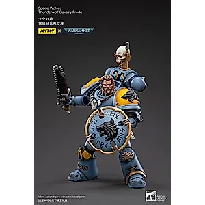 BLOOMAGE JOYTOY (BEIJING) TECH Warhammer 40K: Space Wolves Thunderwolf Cavalry Frode 1:18 Scale Action Figure