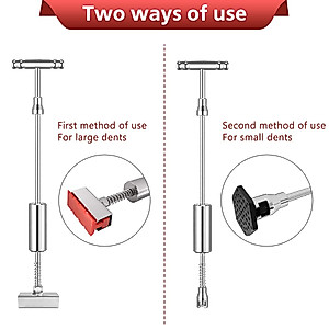 Manelord Dent Puller - Dent Remover with T bar Dent Puller and Upgraded Dent Puller Tabs for Car Dent Repair and Metal Surface Dent Removal
