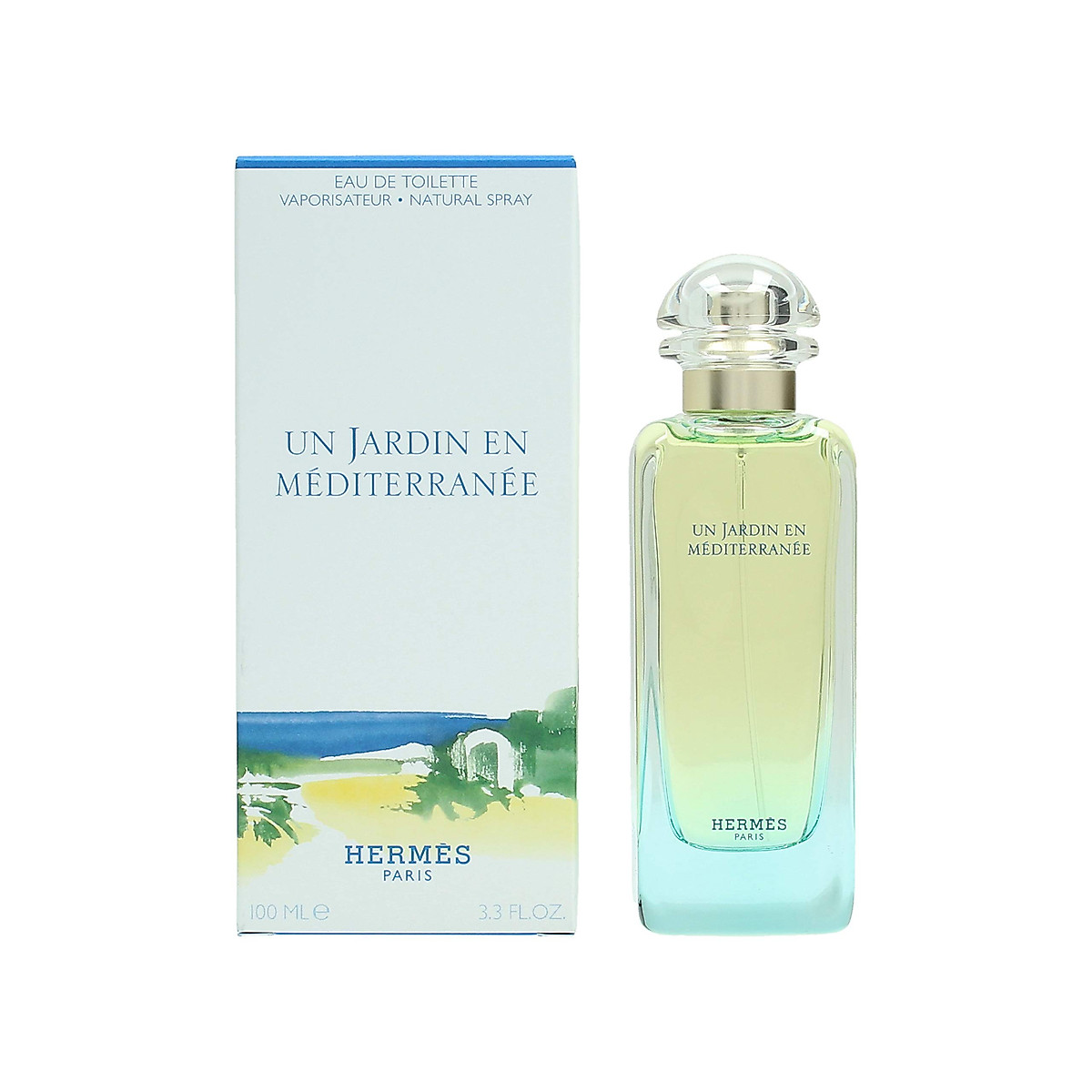 Un Jardin En Mediterranee By Hermes For Women. Eau De Toilette Spray 3.3 Ounces