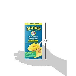Annie's Gluten Free Macaroni and Cheese Dinner, Rice Pasta & Cheddar, 6 oz. (Pack of 12)
