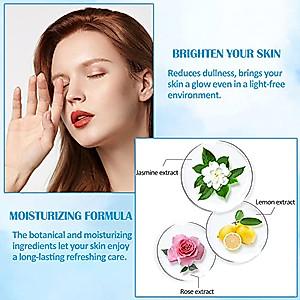 U-Shinein Oil Control Pressed Setting Powder, Matte Soft Jelly Texture Powder-free Face Powder, Long-Lasting Waterproof Pressed Powder Makeup, Flawless Lightweight Face Cosmetics to Brighten Skin