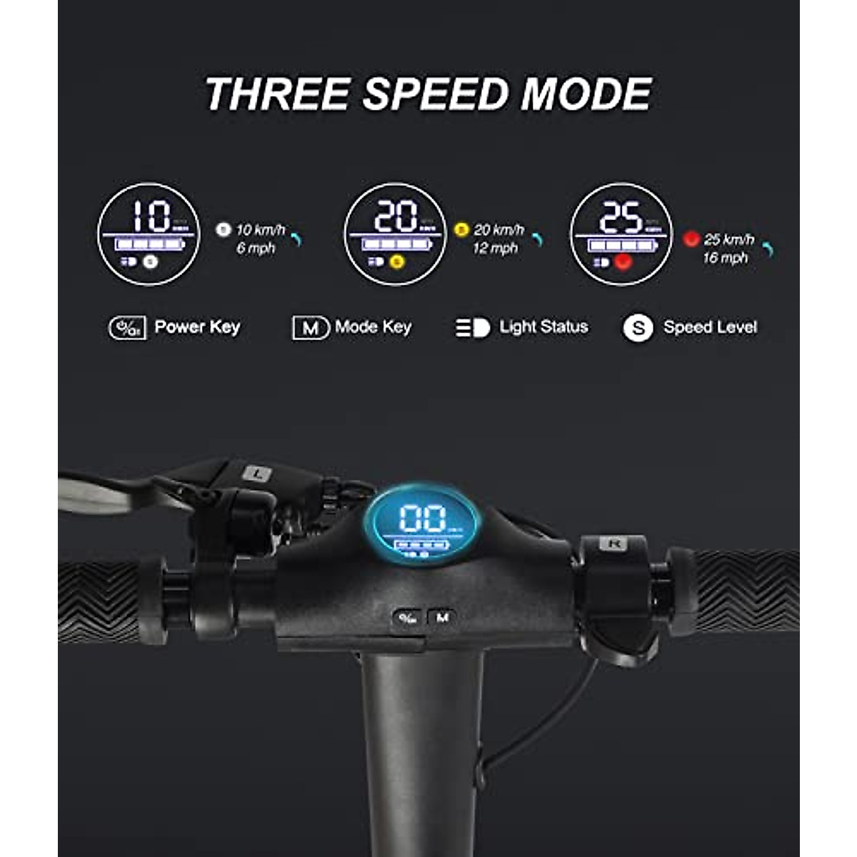 LEQISMART Electric Scooter Adults, 350W Motor & 15.5MPH, 8.5" Pneumatic Tires, 12-17 Miles Range E with 270Wh Battery, Foldable Commuting for Adults