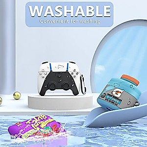 (3 Pack) Cute Airpod Case for Airpods Pro,3D Kawaii Silicone Cartoon Funny Cool Protective Cover Accessories for Apple Air pod Pro Charging Case for Girls Boys (Bubble Gum+Sport Water+Game Controller)