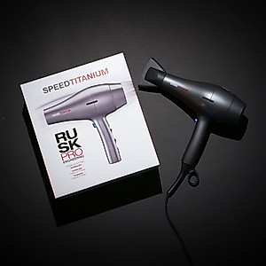 RUSK Engineering Speed Freak Ceramic and Tourmaline Professional 2000 Watt Hair Dryer - Far-Infrared Heat and Natural Ions Dramatically Reduce Drying Time