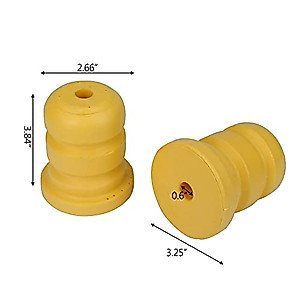 ONER Two Control Arm Bumpers and Two Control Rear Axle Bumpers,Compatible with Cadillac Escalade, Chevy Avalanche Silverado Suburban Tahoe,GMC Sierra Yukon Savana,Replace# 15153958 15039397