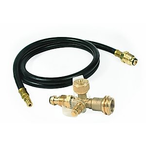 Camco 59125 Propane Brass Tee with 5' Hose