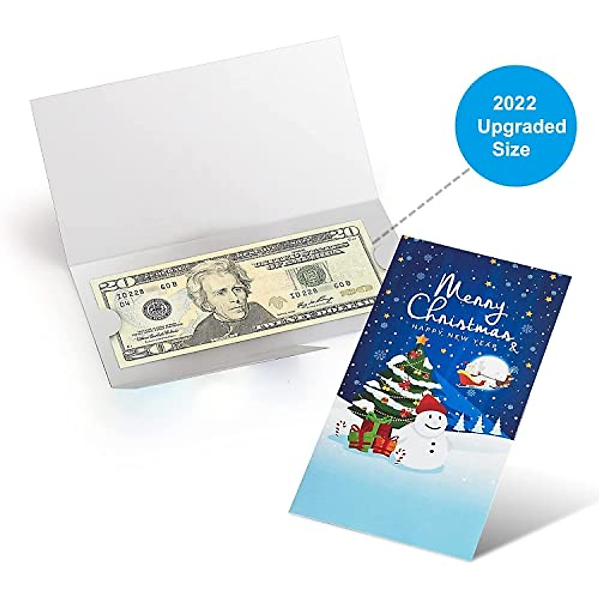 Christmas Gifts Card Money Holder in 5 Holiday Cute Festive Designs 30 Christmas Greeting Cards & 30 Envelopes,Christmas money holder with envelopes