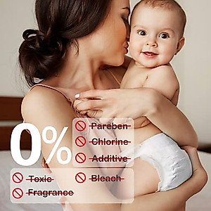 Newborn Baby Diapers Size 2(12-18lb) 74 Count Babycozy Bouncy Soft Diapers Hypoallergenic, Dry Disposable Diapers with Softer Touch 0.8D Diaper &10 Micron Velvet Fiber to Protect Sensitive Infant Skin