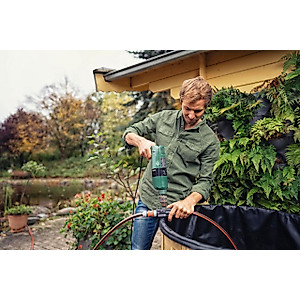 Gardena Pump for electric drill: stable peristaltic pump for water pumping, suitable for all electric drills (1490-20)