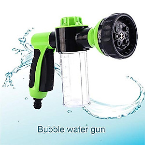 Foam Water Sprayer,Car Foam Hose Sprayer Dispenser 8 Watering Patterns Wash Cleaning Tool