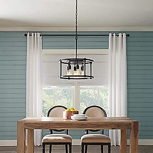 Home Decorators Collection HD-1265-I 6-Light Aged Bronze Dinette Pendant