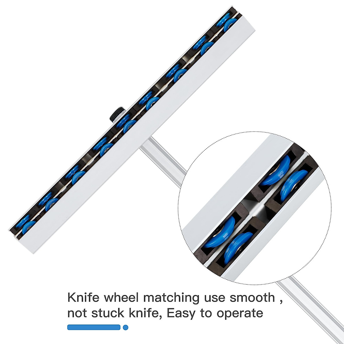 awagas Glass Tile Cutter, 90cm (35.43 in) Large T-Shaped Glass Cutting Tool, Glass Cutting Tools with Accurate Scales, Straight Cutter for Glass Ceramic Tile Vitrified Brick of 3-12mm with Auto Oiling