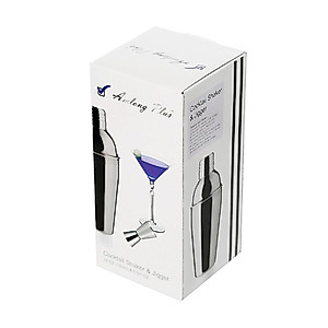 Amlong Plus Professional 24oz Cocktail Shaker Set with Double Jigger
