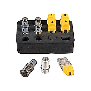 KLEIN TOOLS VDV501-851 Cable Tester Kit with Scout Pro 3 for Ethernet / Data, Coax / Video and Phone Cables, 5 Locator Remotes