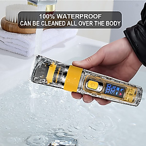 Hatteker Mens Beard Trimmer Hair Clipper Hair Trimmer Cordless Hair Cutting Kit Professional IPX7 Waterproof Multifunctional