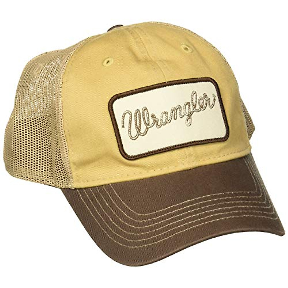 WRANGLER Men's Baseball Cap, Brown, ONE Size FITS Most
