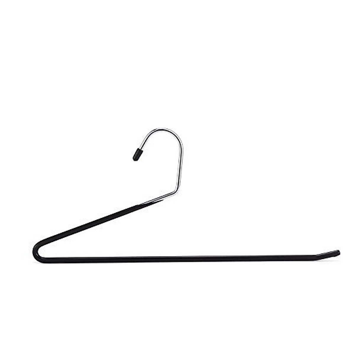 Jeronic Pant Hangers, 20 Pack Steel, Black, 20 Count