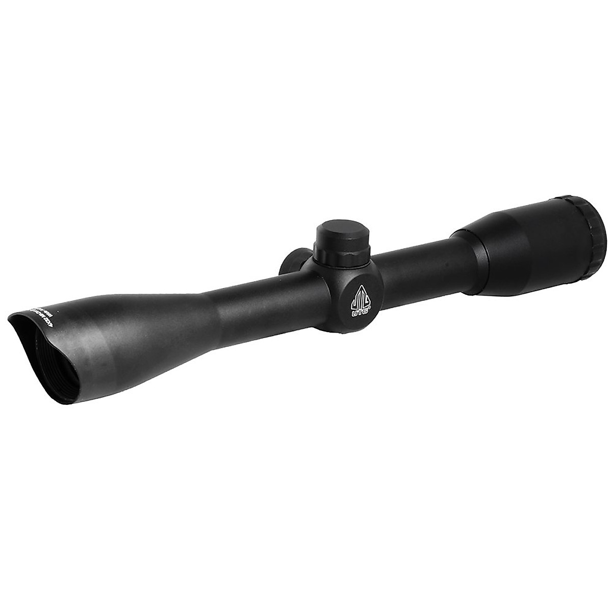 UTG 4X32 1" Hunter Scope, Mil-dot, Airgun Rings, Adj@35 Yds , Black