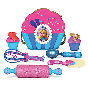 Just Play Disney Junior Alice’s Wonderland Bakery Bag Set, Dress Up and Pretend Play, Officially Licensed Kids Toys for Ages 3 Up