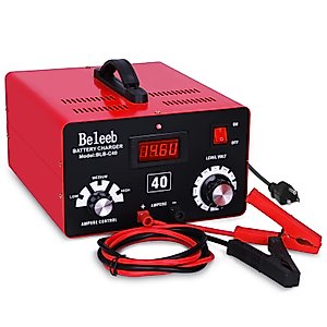 Beleeb C40 Adjustable Battery Charger 12V 24V 36V 48V 60V 72V, 16A Pulses of High-voltage Battery Desulfator Maintainer with Smart Chip for Lead-acid LiFePO4 Lithium Batteries BLB-C40